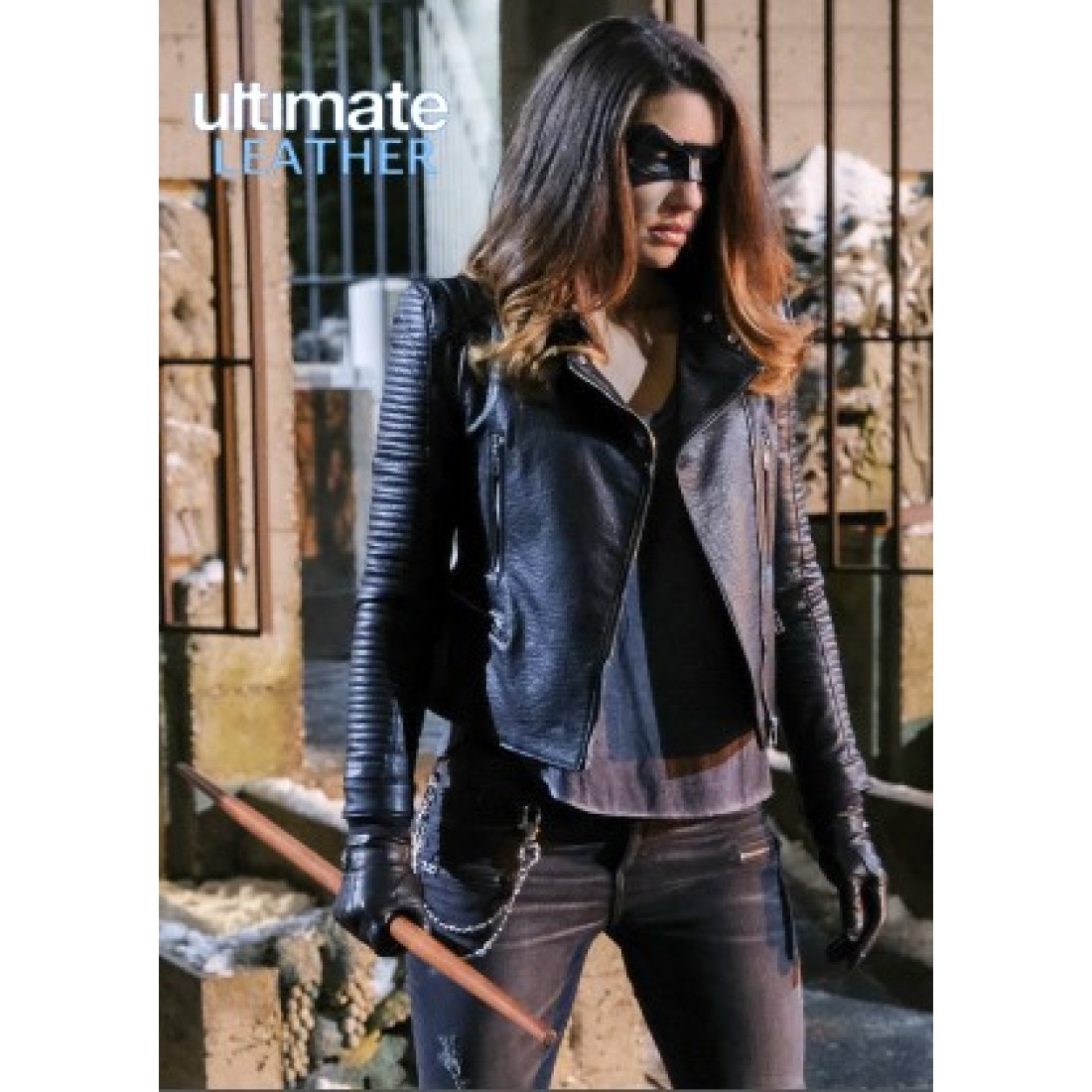 Arrow Lyla Leather Costume | Audrey Marie Anderson Jacket